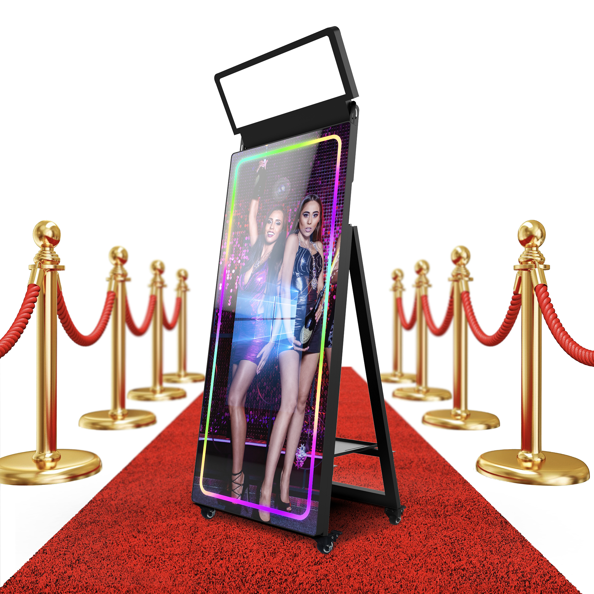 Capture Memories in Style with Our Portable 65-Inch Selfie Magic Touch ...