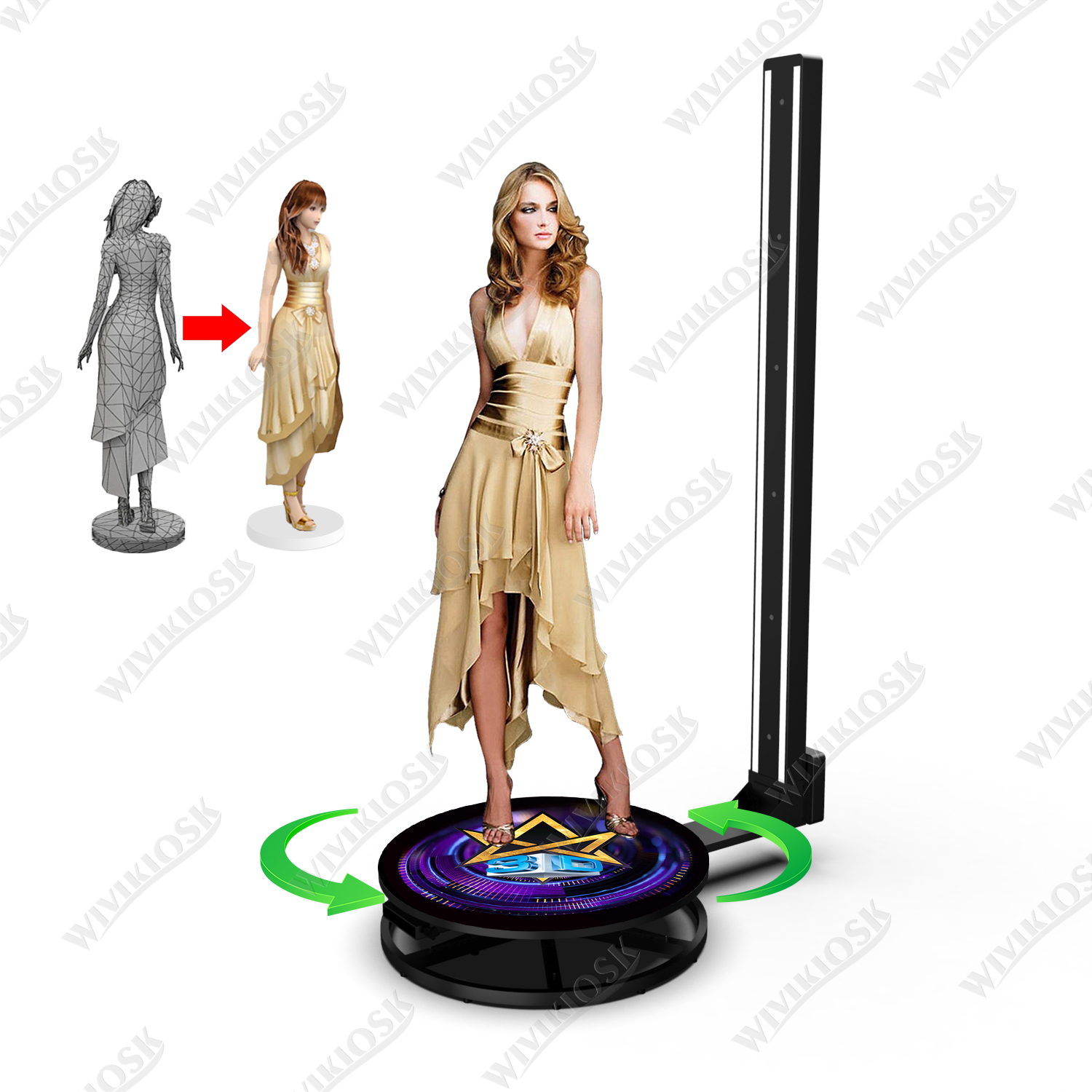 All-in-One 3D Printer with 360° Scanner for Statue Collectors