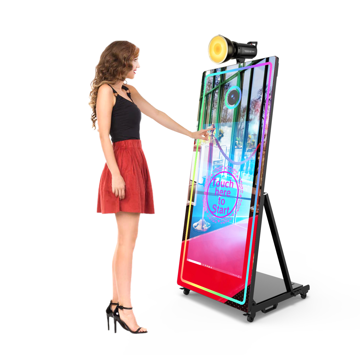 Flash Mirror Photo Booth - Capture Event Memories Instantly